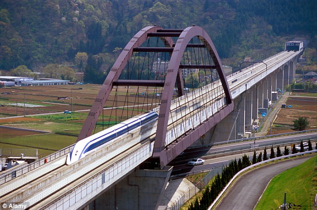 Japanese Floating Maglev Train Hits 311 Miles Per Hour During Testing ...