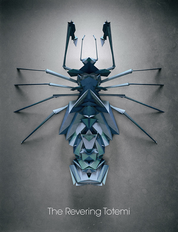 Artist Imagines the Geometric Insects of a Polygonal Planet in Digital ...