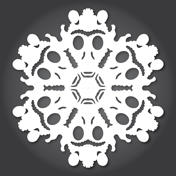 DIY 'Star Wars'-Themed Paper Snowflake Patterns for the 2014 Holiday Season