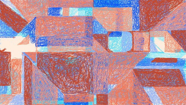 Colorful Abstract Illustrations Animated in Mesmerizing Loops