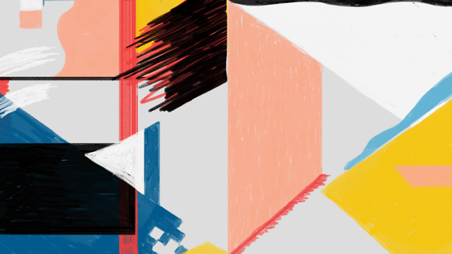 Colorful Abstract Illustrations Animated in Mesmerizing Loops