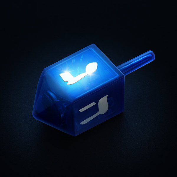 Critical Hit Dreidel, A Four-Sided Spinning Top by ThinkGeek That ...