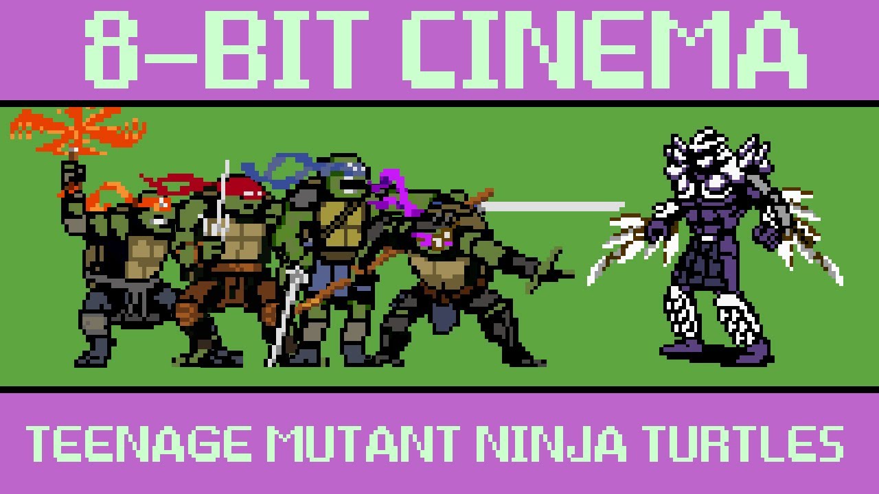 The 2014 'Teenage Mutant Ninja Turtles' Film Retold as an 8-Bit ...