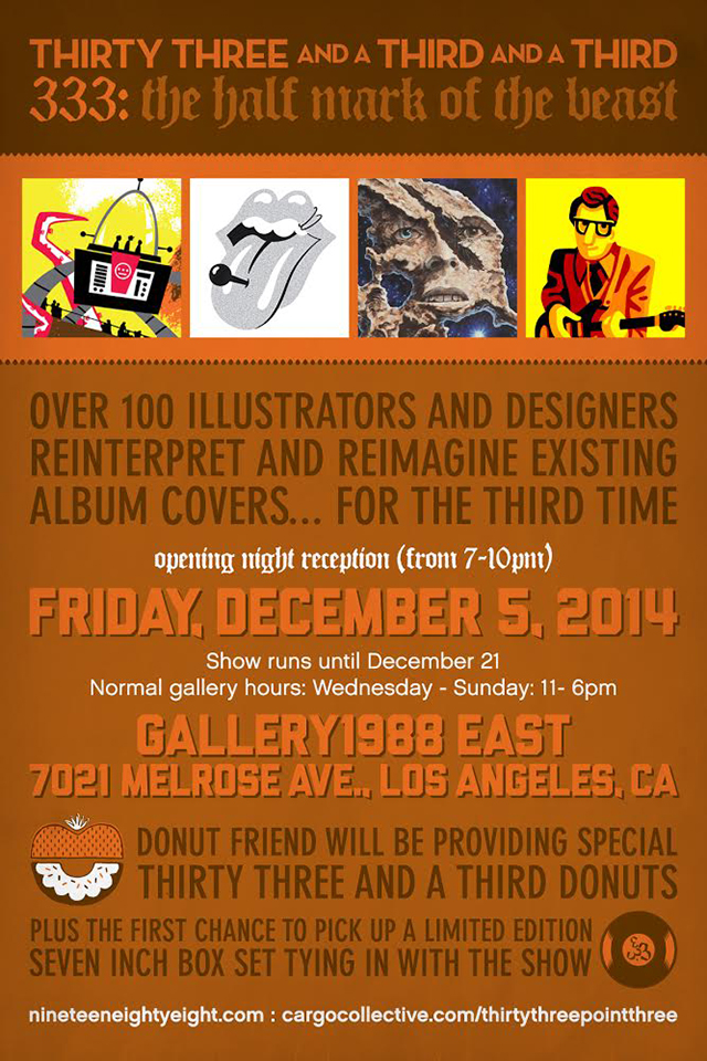 'Thirty Three and a Third', Art Show Featuring Redesigns of Existing ...