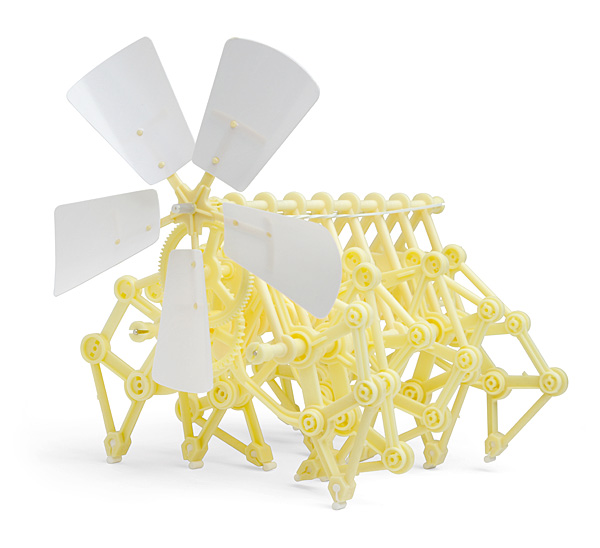 Wind-Powered Strandbeest Kinetic Sculpture Model Kits by ThinkGeek