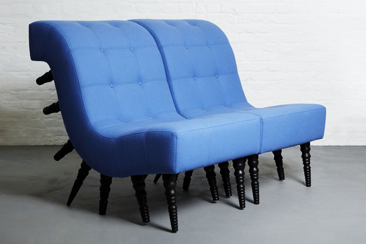 The Milli Chair, A Clever 14-Legged Lounge Chair That Can Be Used in ...