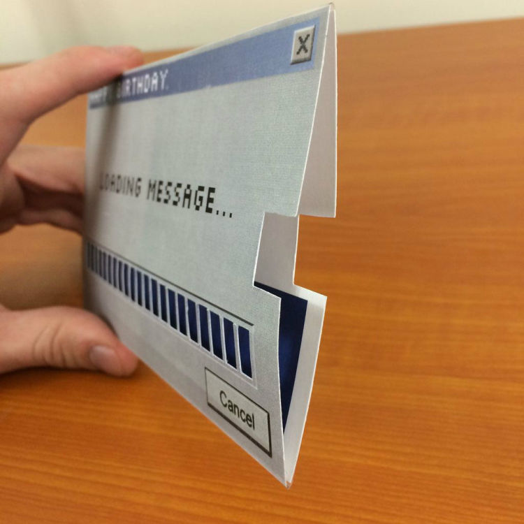 How to Make an 'Animated' Loading Message Window Greeting Card