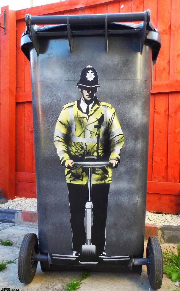 Clever Banksy-Inspired Street Art by JPS
