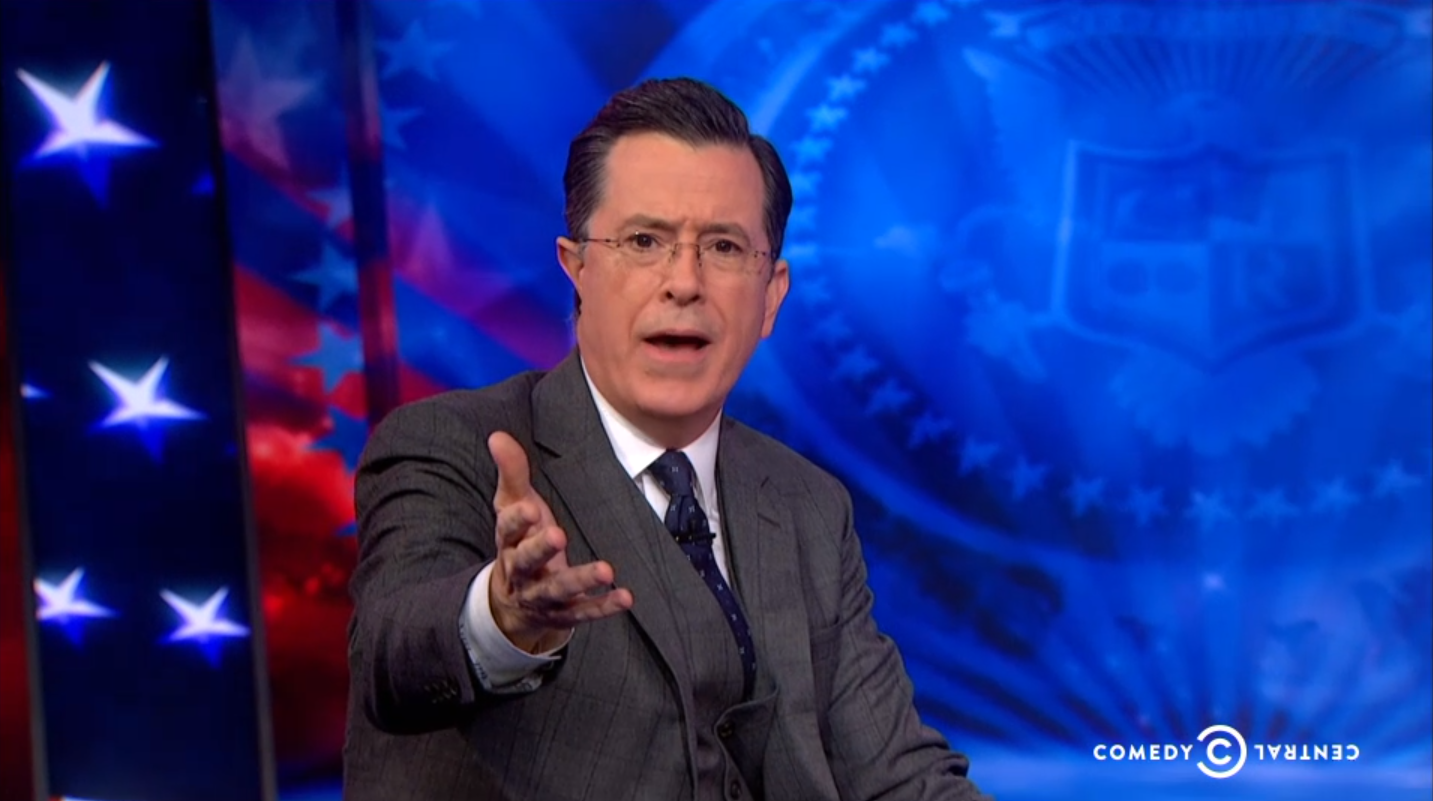 Stephen Colbert Signs Off From the Final 'Colbert Report' by Singing ...