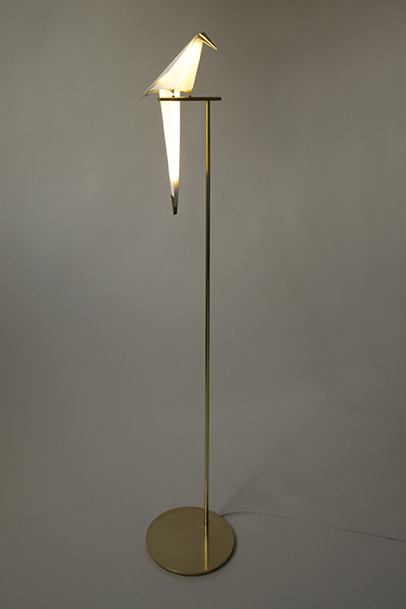 Perch Light, A Beautiful Origami Bird Lamp