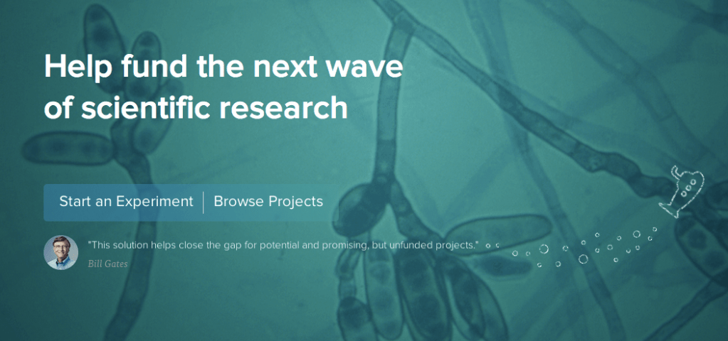 Experiment, A Platform for Crowdfunding Scientific Research