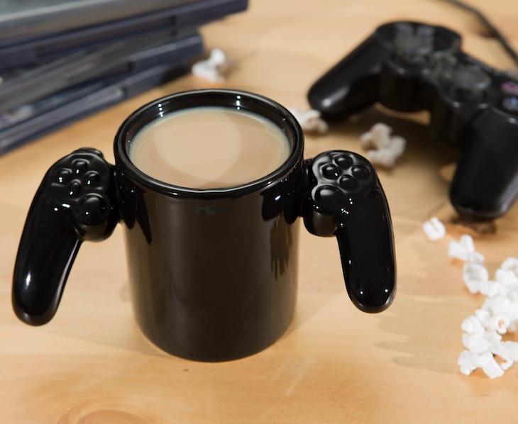 A PlayStation Controller-Inspired Coffee Mug