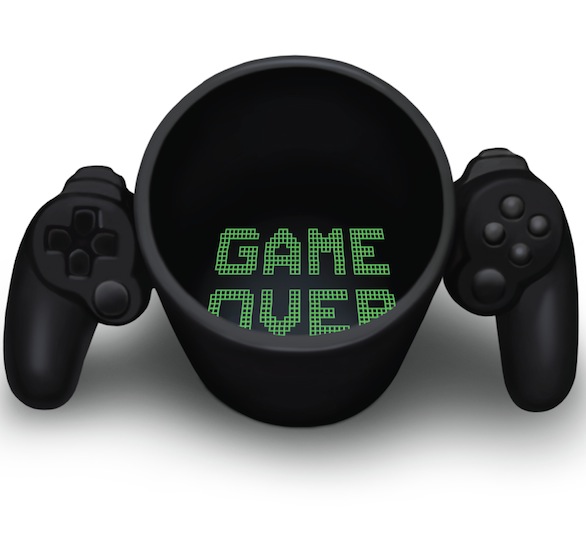 A PlayStation Controller-Inspired Coffee Mug