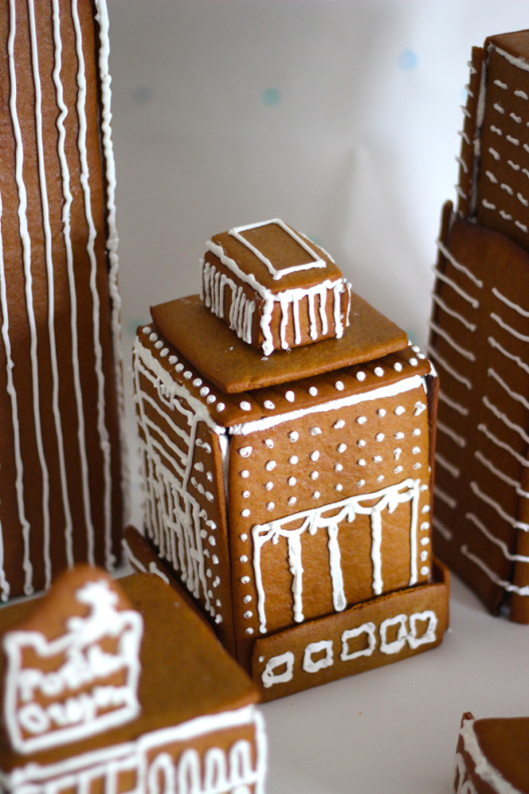 Iconic Buildings of Portland, Oregon Modeled in Gingerbread