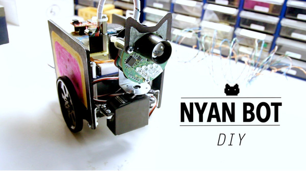 Nyan Bot, An Autonomous DIY Robot Inspired by Nyan Cat That Is Designed ...