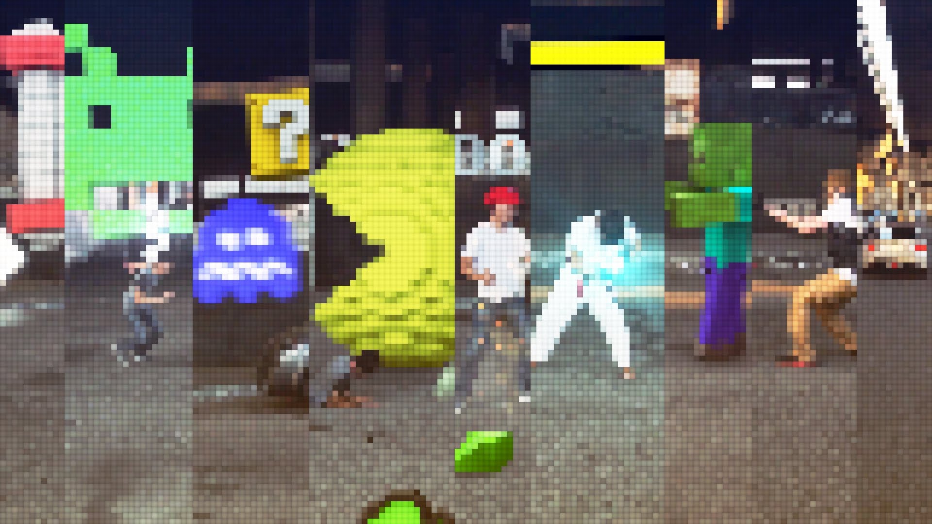 A Combination Live-Action and Animated Video Featuring a Young Man ...