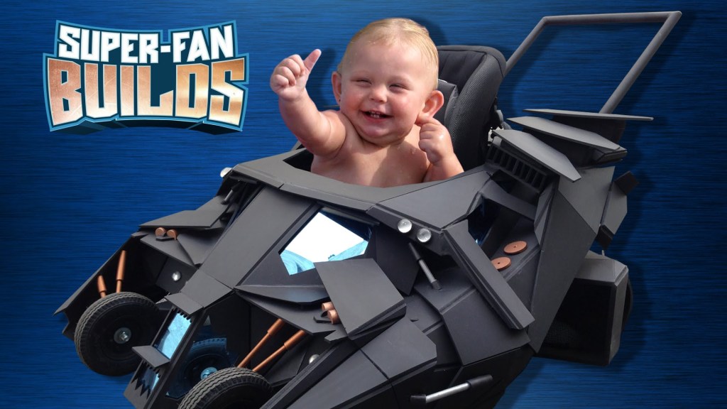 Creative Designers Build a Custom Batmobile Baby Stroller for a Batman ...