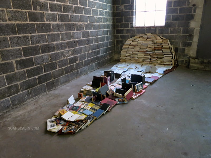 Artist Noah Scalin Creates an Anamorphic Skull Installation From ...