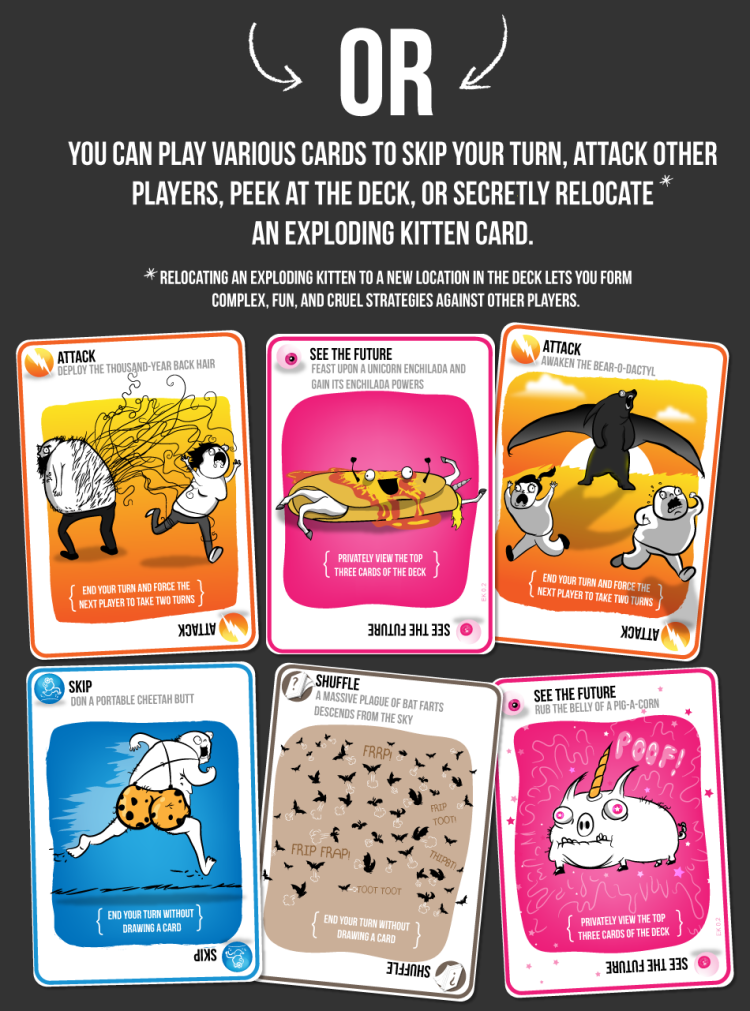 Exploding Kittens, A New Card Game by 'The Oatmeal'