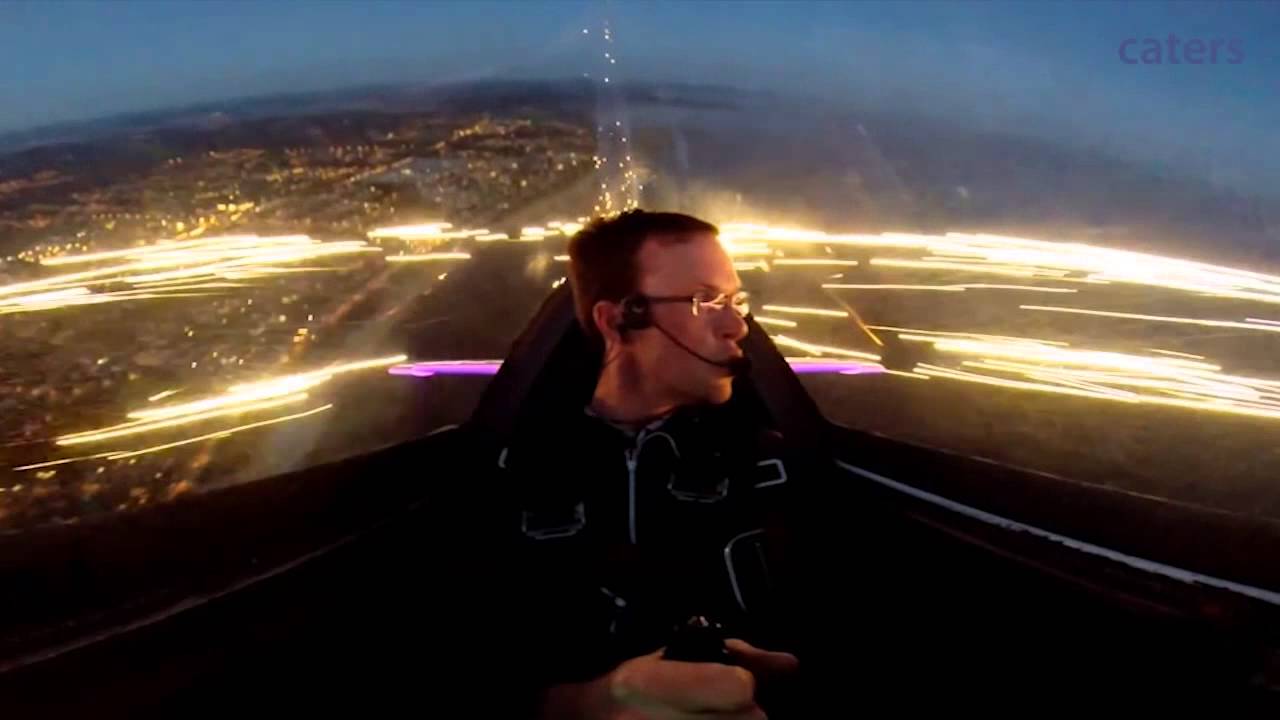 Pilot Creates a Flying Pyrotechnic Show Above Sweden by Launching ...