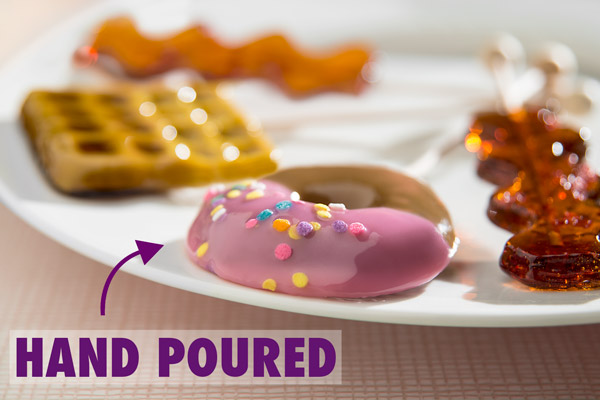 Breakfast Candy Lollipops Shaped and Flavored Like Bacon, Waffles, and ...