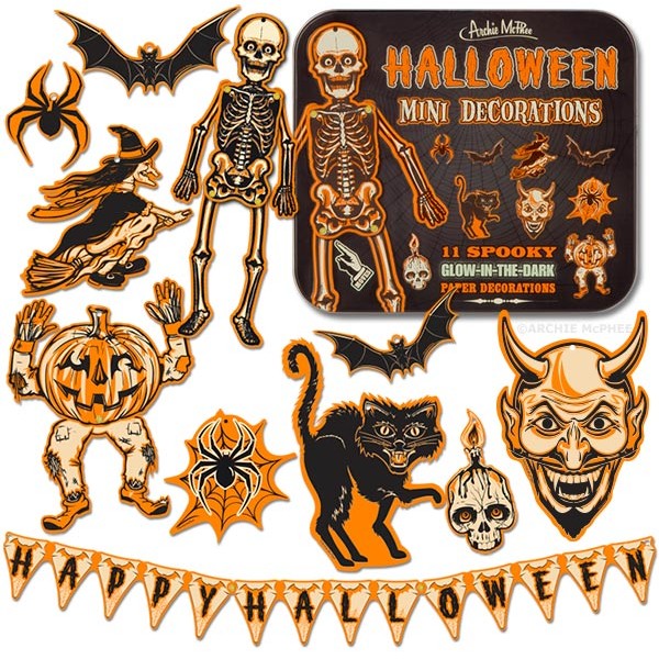 Miniature Birthday and Halloween Decorations for an Office Cubicle or a ...