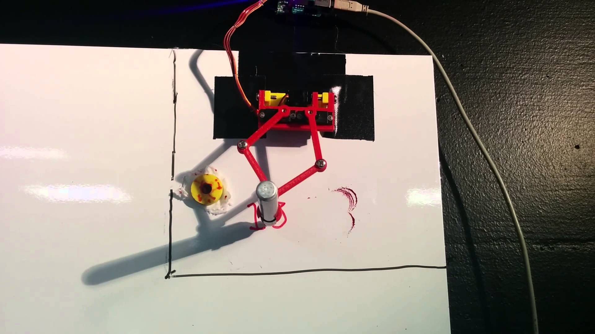 Whiteboard Clock, A Robotic Clock That Writes the Time on a Dry-Erase ...