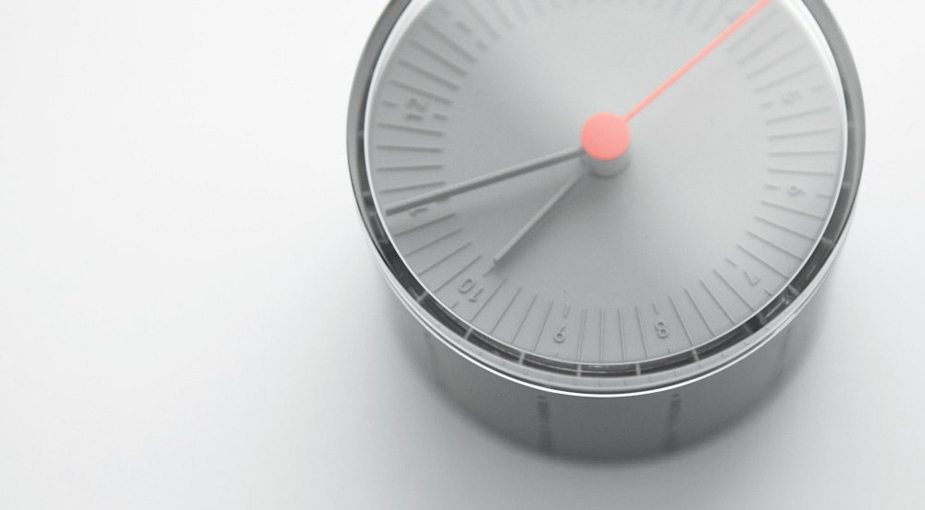 World Clock, A Cylindrical Desk Clock That Displays 24 Different Time ...