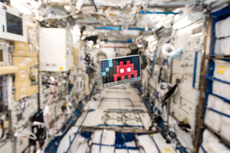 'Space Invaders'-Inspired Mosaic by Street Artist Invader Orbits Earth ...