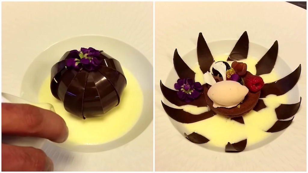 A Complicated Dessert That Blooms Like a Flower