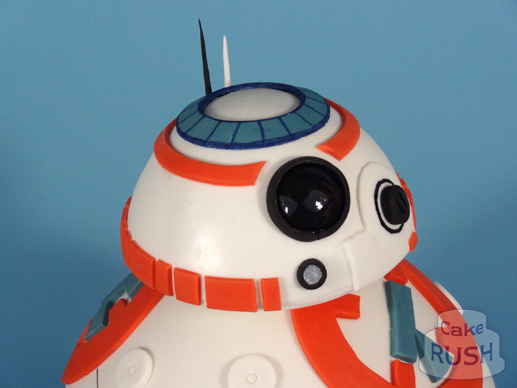 Amazing Custom Cake in the Shape of BB-8, The Rolling Spherical Droid ...