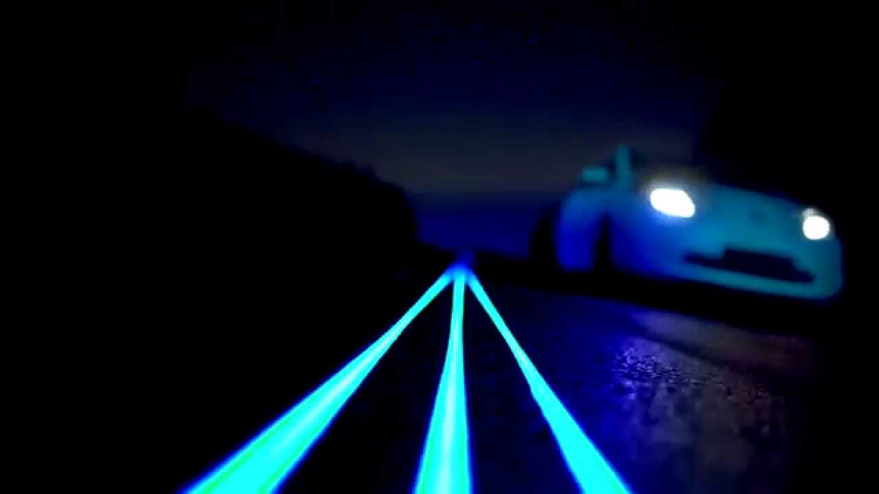 Nissan Takes Its New Glow-in-the-Dark LEAF Electric Car for a Spin on ...