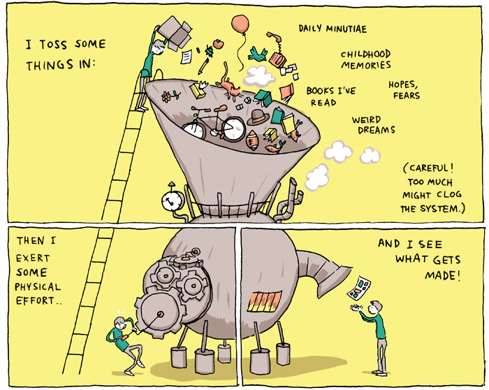 A Comic Illustrating the Creative Process and How to Take It One Step ...