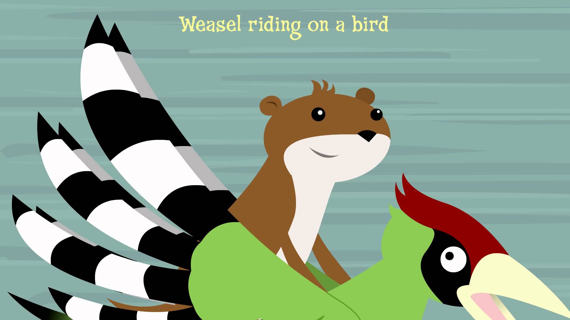 'Weasel Riding On A Bird', Parry Gripp's Music Video About the Infamous ...