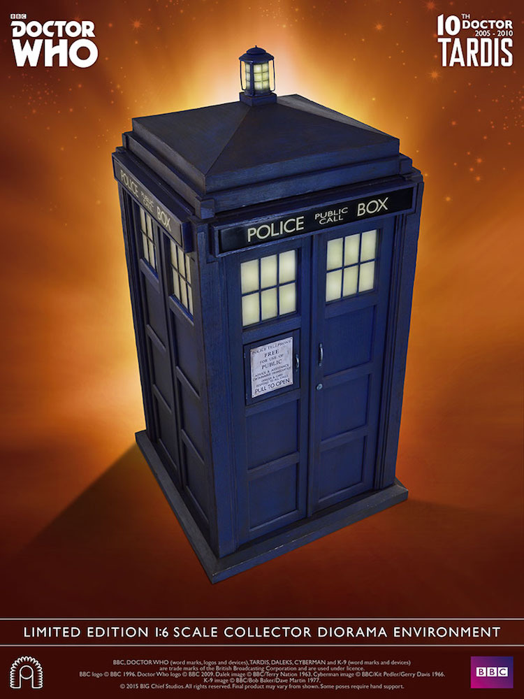 An Accurately Scaled 1:6 Reproduction of the 10th Doctor's TARDIS From ...