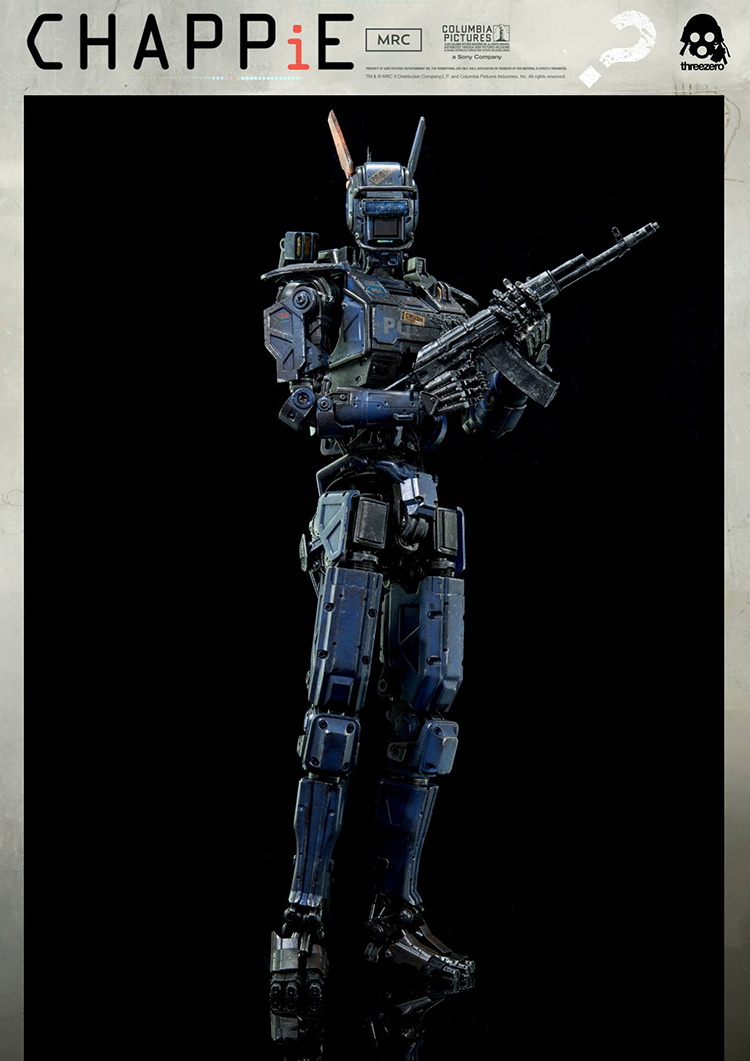 A Detailed Action Figure of Chappie, The Intelligent Robot From Neill ...