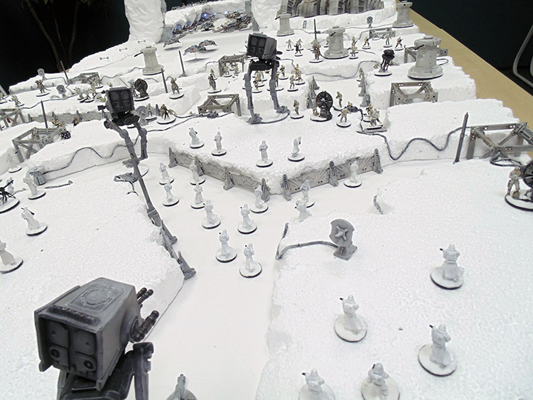 The Battle of Hoth From 'Star Wars' Recreated as a Tabletop Gaming ...