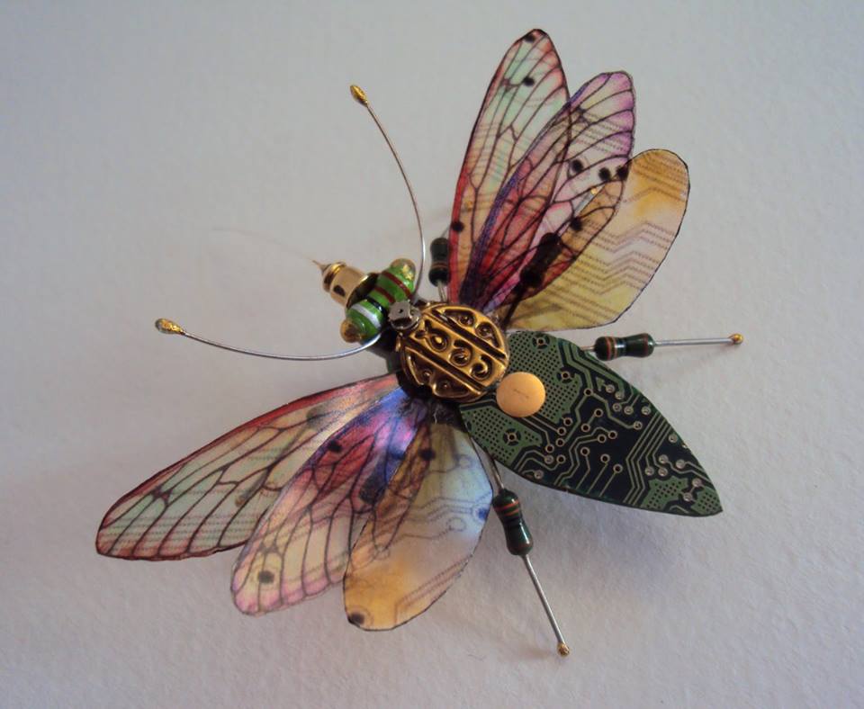 'Computer Component Bugs', Graceful Insect Sculptures Constructed From ...
