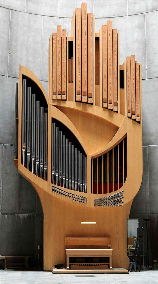 A Sculptural Pipe Organ Shaped Like a Hand