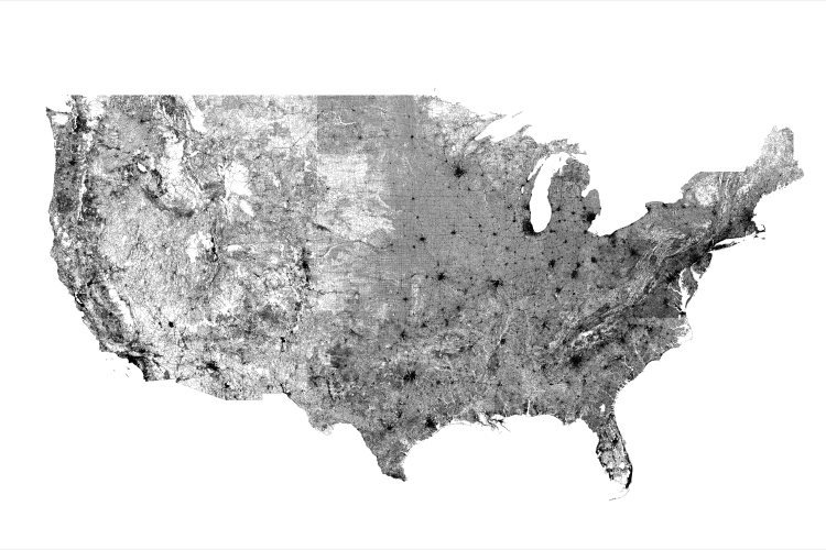 Extremely Detailed Maps of the United States Featuring Every Single ...