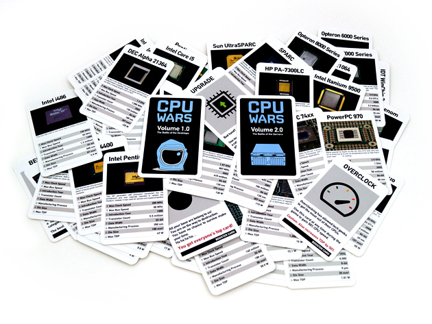 CPU Wars, A Card Game Based on the Most Important Achievements in ...