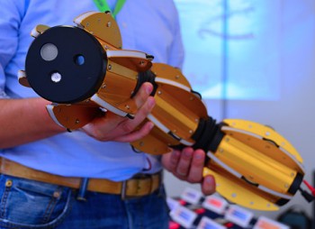 A Slithering Snake Robot That Can Swim Underwater With Unsettling Ease