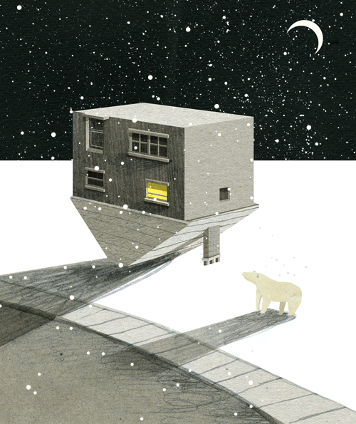 Illustrator Creates Beautiful Animated GIFs About a Mysterious ...