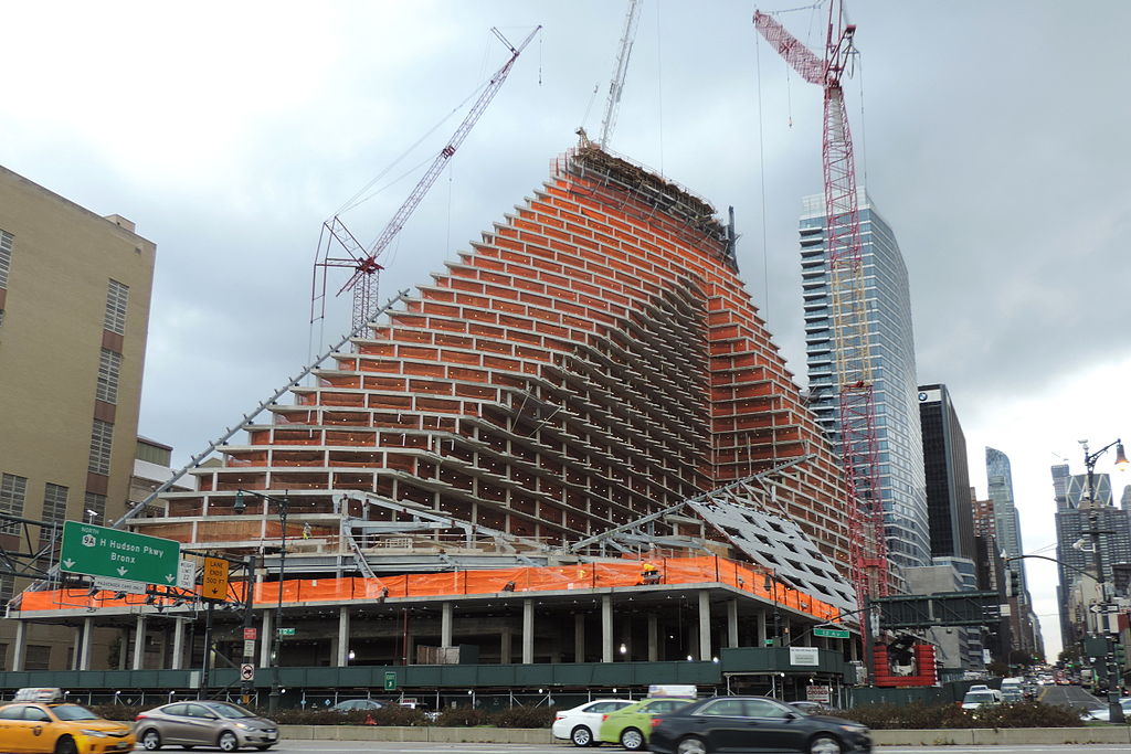 An Urban Pyramid Arises on West 57th Street in New York City