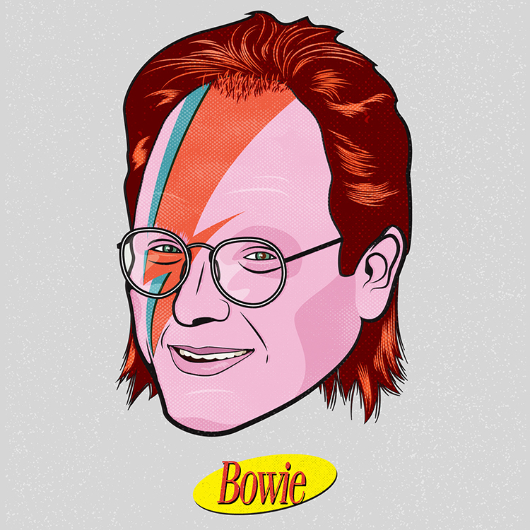 An Art Series Reimagining George Costanza of 'Seinfeld' as Other Pop ...