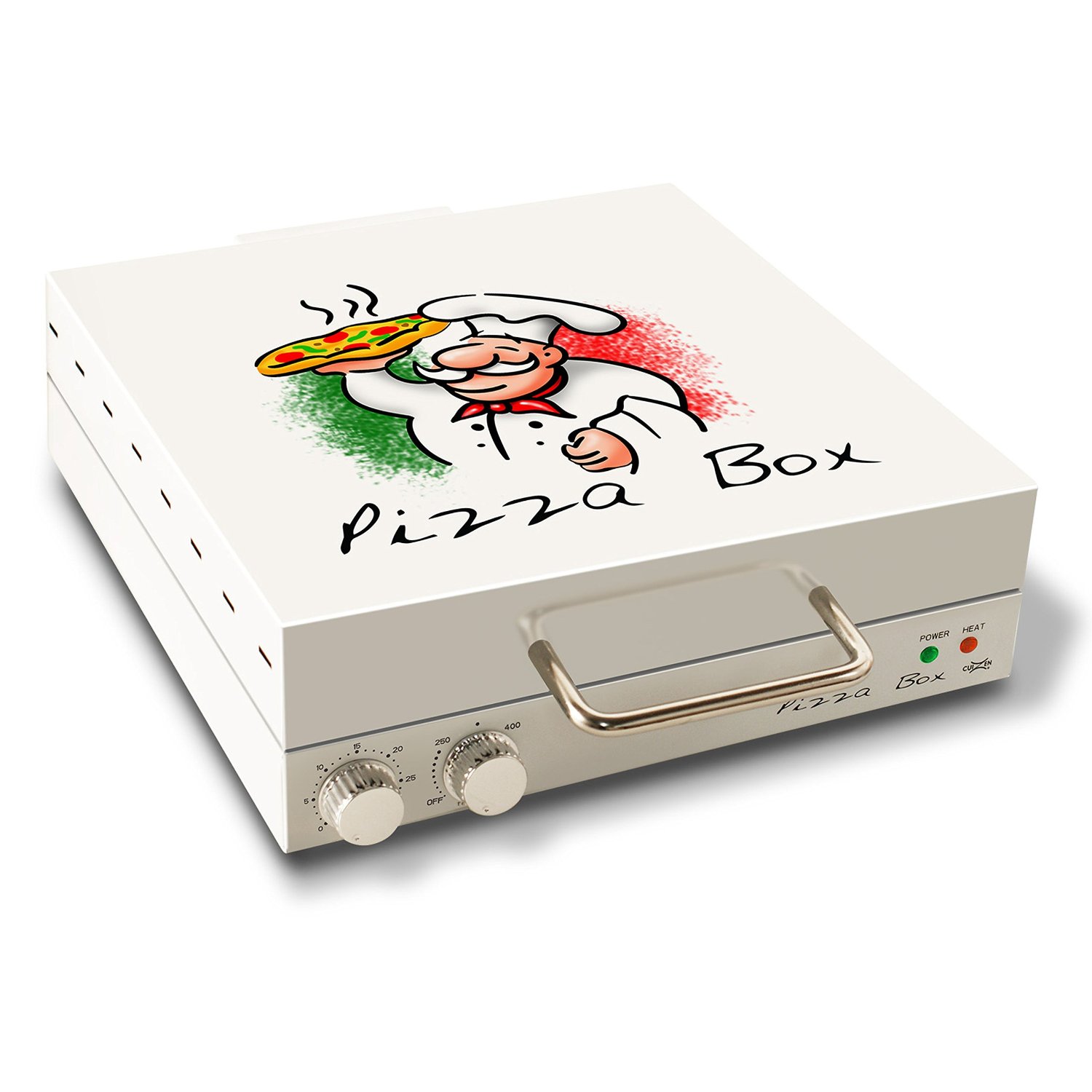 A Portable Pizza Oven Cleverly Designed to Look Like a Pizza Delivery Box
