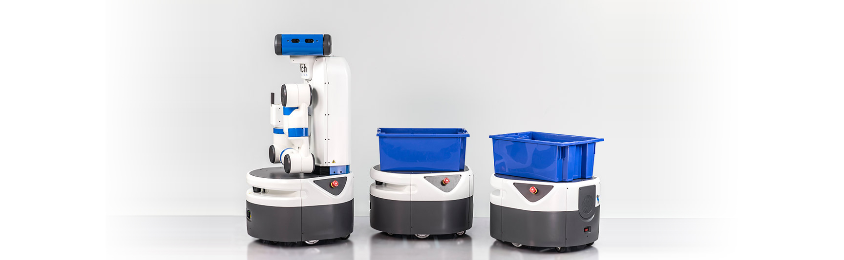 Fetch and Freight, A Pair of Automated Warehouse Robots by Fetch Robotics