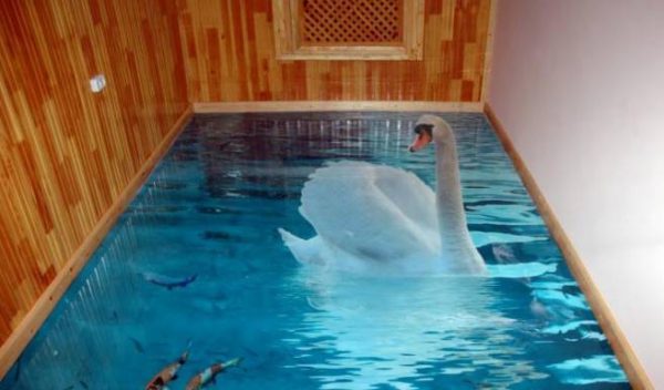 Photorealistic 3D Illusion Flooring by Imperial Interiors