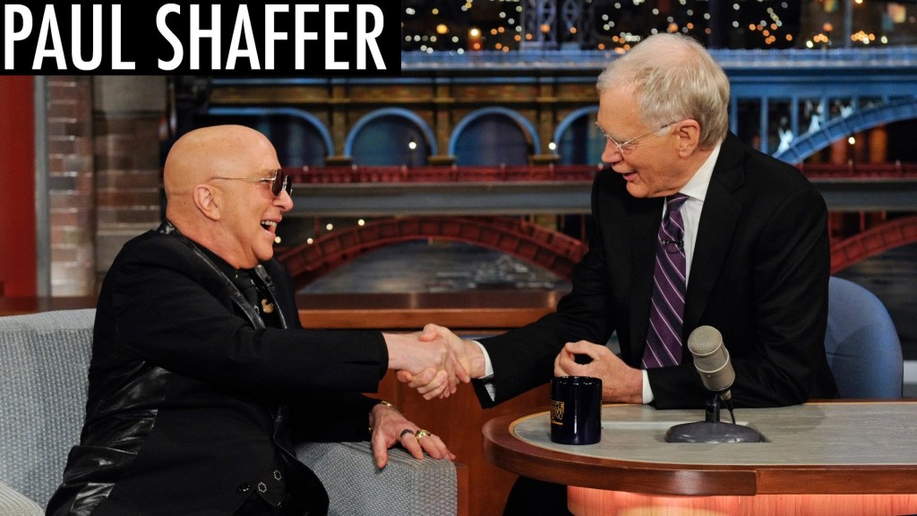 'Late Show' Band Leader Paul Shaffer Energetically Recalls His Favorite ...