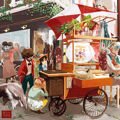 Incredibly Colorful Animated GIFs Featuring Magical Scenarios